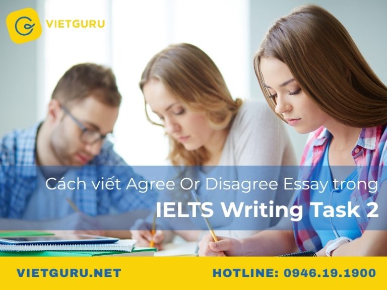 Hướng dẫn cách viết Agree Or Disagree Essay trong IELTS Writing Task 2